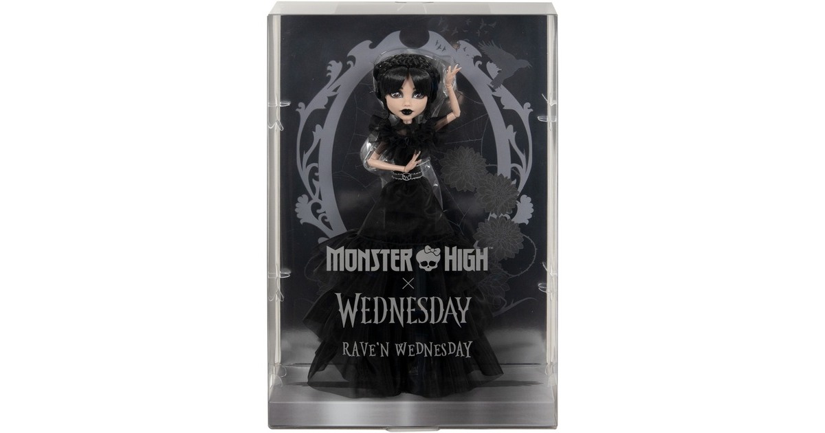 Mattel Monster High Wednesday - Rave'N Wednesday, Puppe