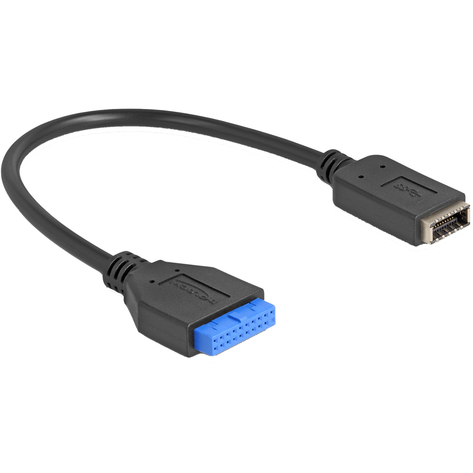 DeLOCK 19 Pin USB Pfostenbuchse zu USB Typ-E Key A Buchse, Adapter ...